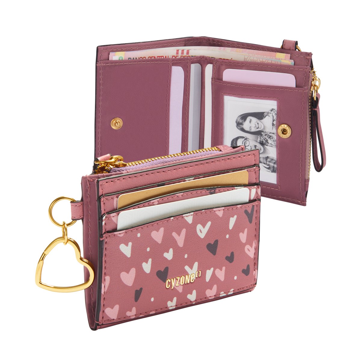 Monedero para mujer rosado Mariel | Cyzone - Cyzone Perú