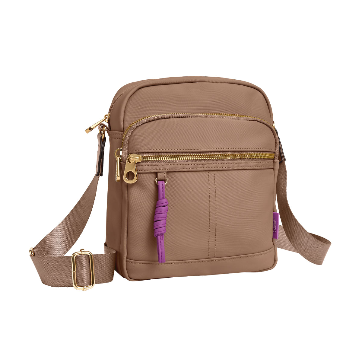 Morral para Mujer Kaley, poliéster, beige, asa regulable| Cyzone ...