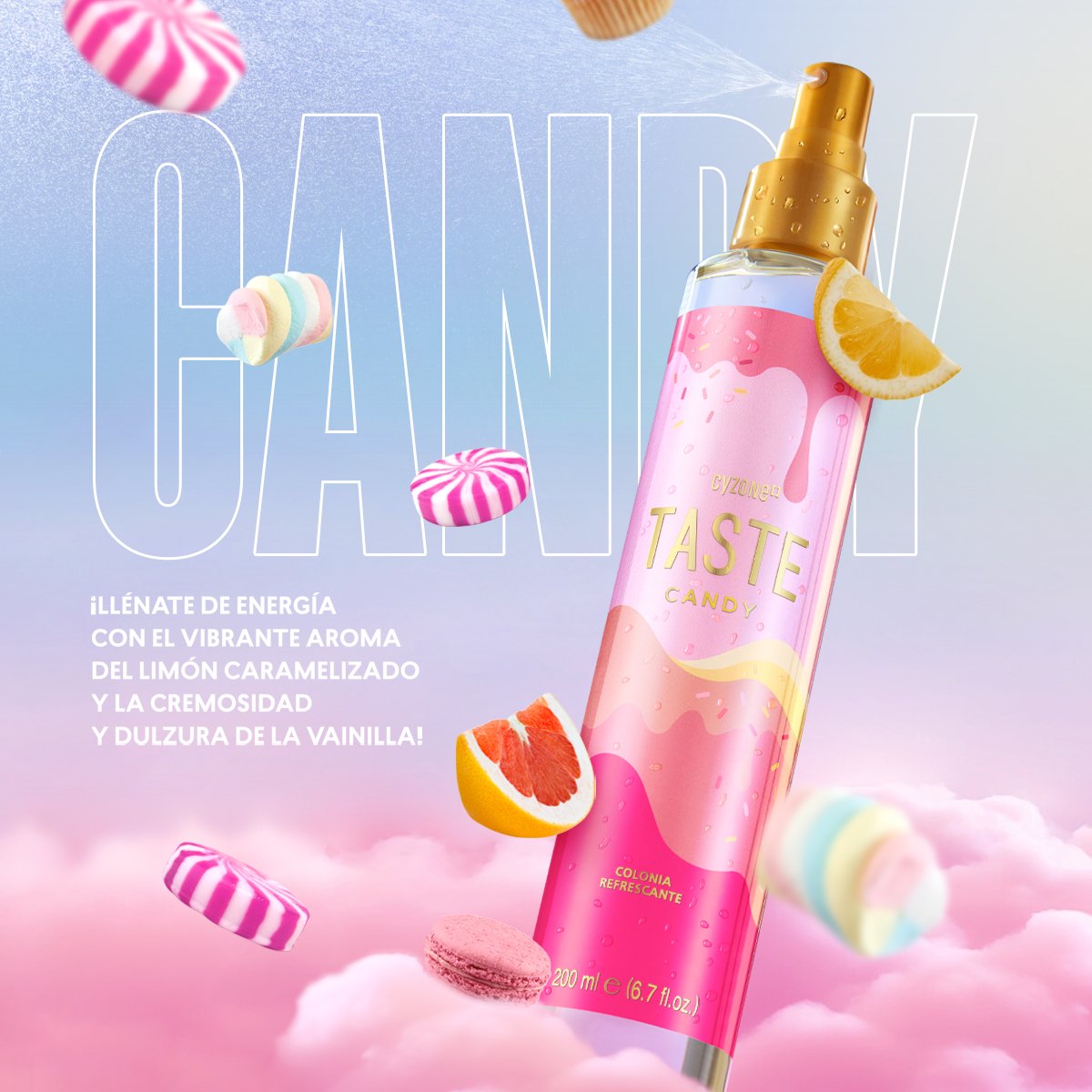 Agua de colonia para mujer Taste Shake - Cyzone Perú