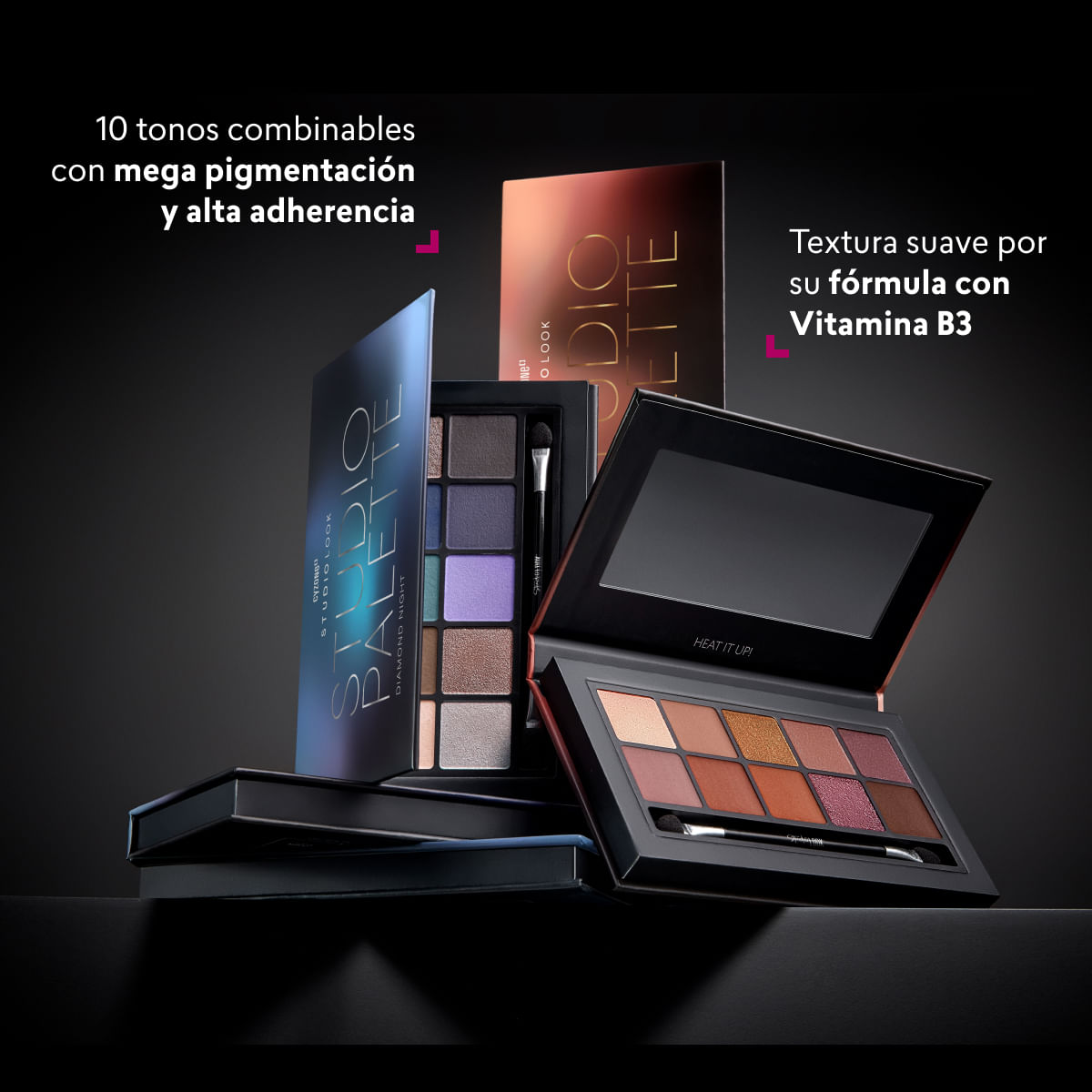 Paleta de Maquillaje sombras para ojos Studio Palette l Cyzone - Cyzone ...